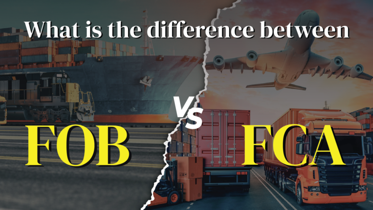What is the Difference Between FCA and FOB? - Freight Forwarding ...